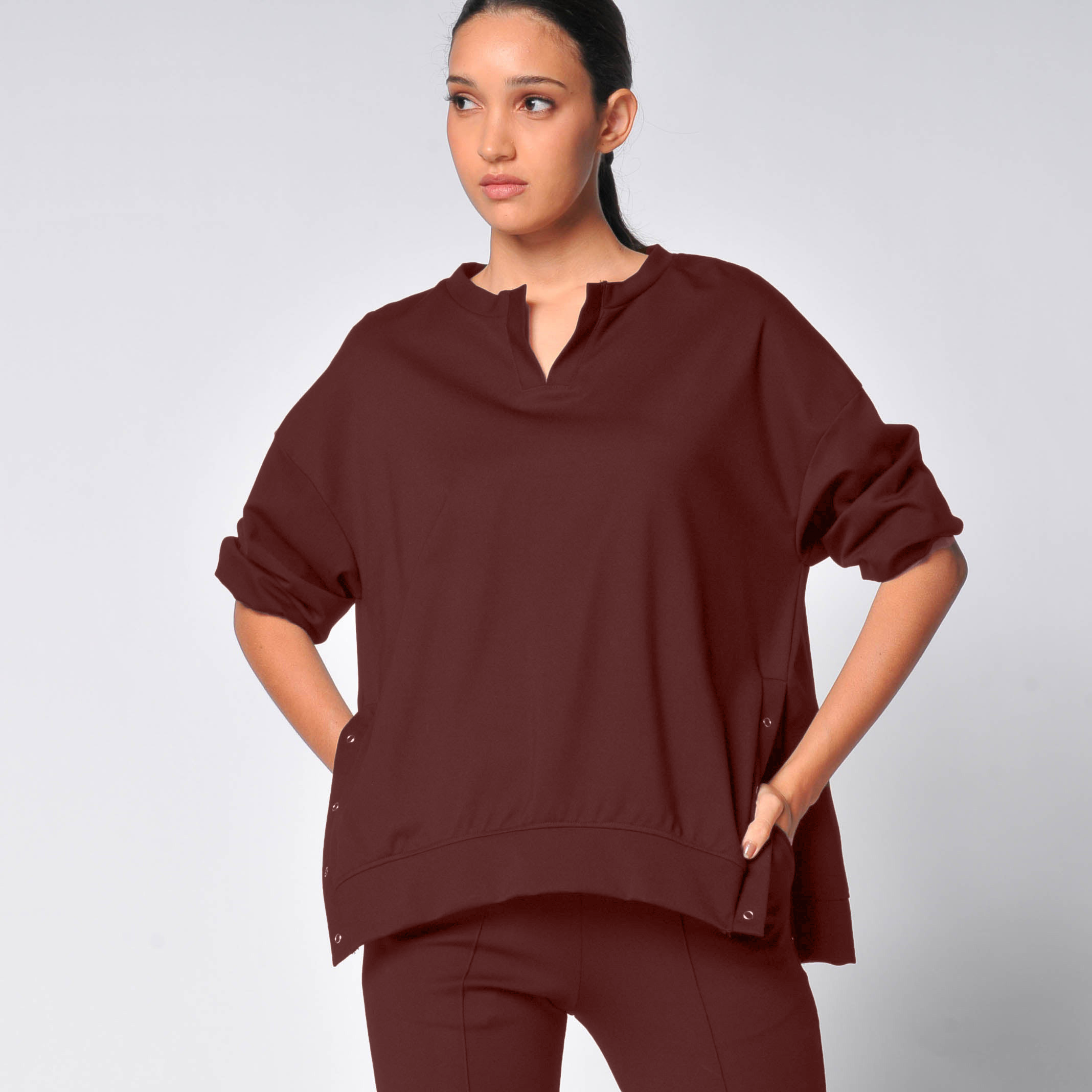 Melissa Side Snap Top – Mosaic